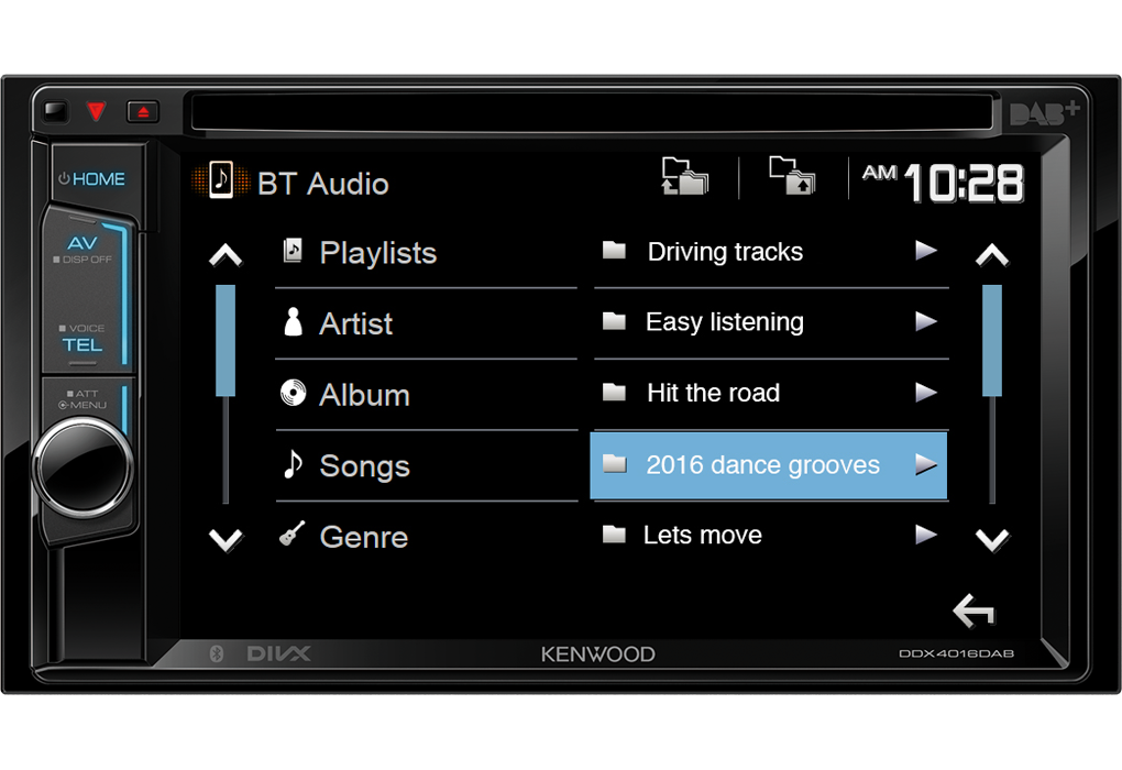 DDX4016DAB | DAB In-car Multimedia | Digital Radio | Bluetooth | Music ...