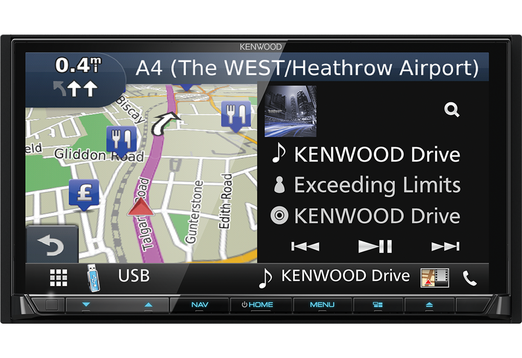 Garmin Navigation & Apple Carplay, Android Auto • DNX8170DABS Features ...