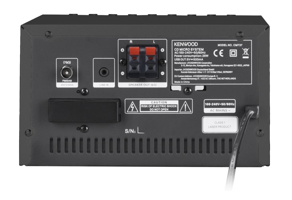 Sistemi Hi-Fi • M-7000S-B Caratteristiche generali • KENWOOD Italy