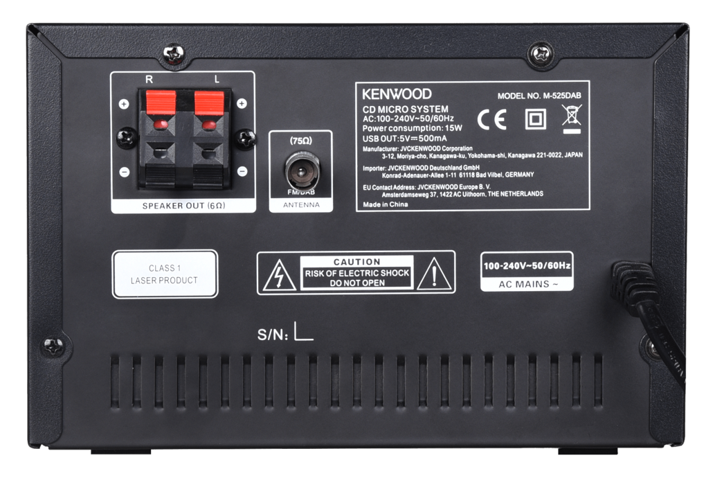 Audio Systems • M-525DAB Features • KENWOOD Europe