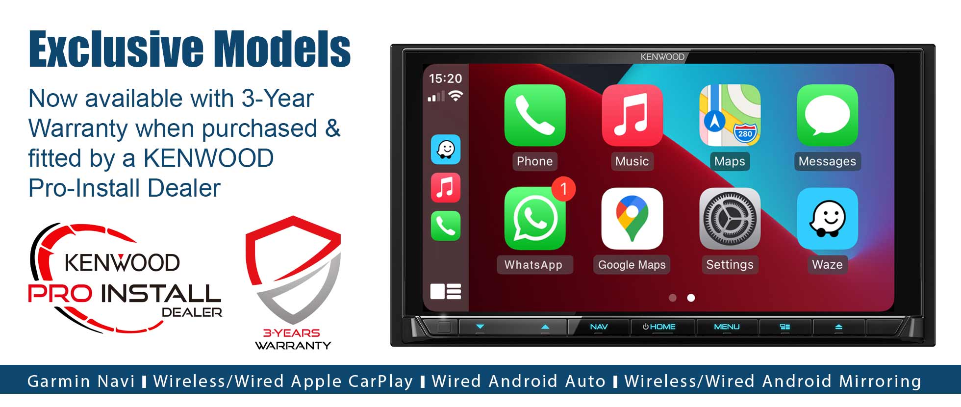 DNX5190DABS Apple CarPlay Navi System • KENWOOD UK